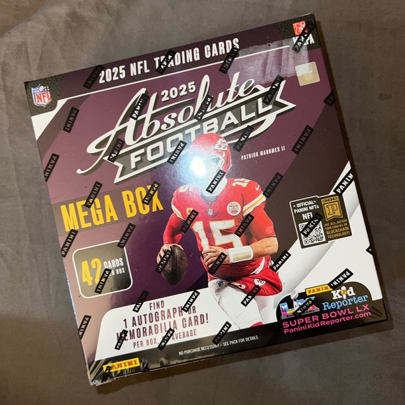 Panini | Other | Panini 225 Absolute Football Mega Box Purple And Black ...